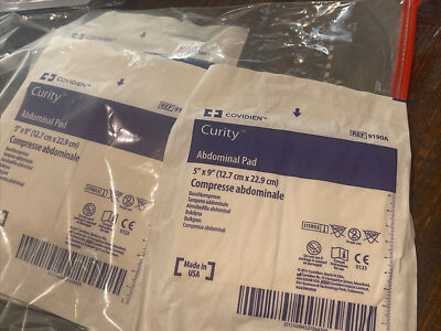 Covidien Dermacea Sterile Abdominal Pad - Pack of 12, 5x9" (7196D) | eBay