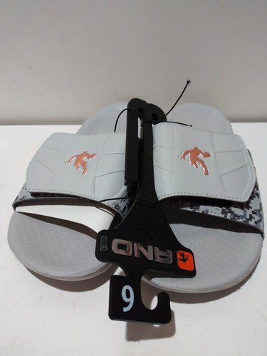 Andi slides sandals white, camo accents, adjustable across. NEW sz 6 | eBay