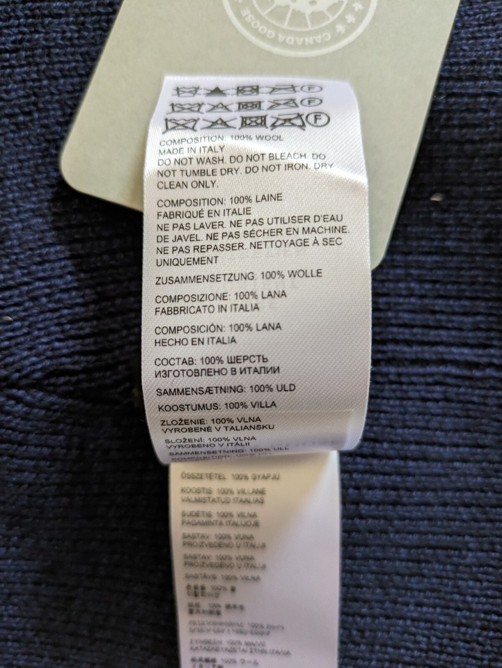 [NWT] Canada Goose Arctic Toque - Merino Wool - Beanie, Navy Heather | eBay