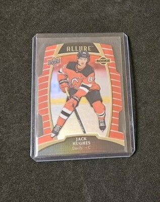 Jack Hughes 2019 UD ALLURE RED RAINBOW ROOKIE Card #100 | eBay