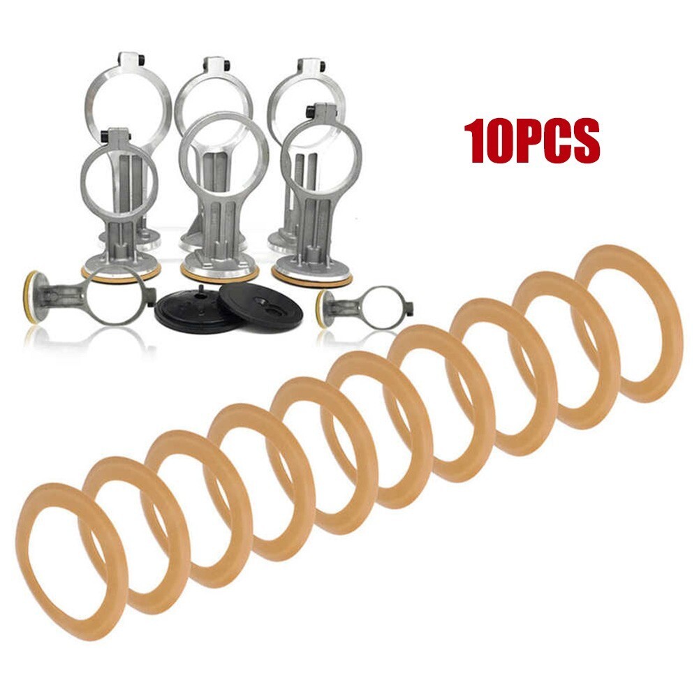 Pump Piston Rings Pump Part Set 10pcs/Set Accessories Workshop Oil-free ...