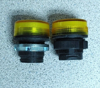 GIOVENZANA PLSL3 YELLOW PILOT LIGHT NO BASES NEW!! QUANTITY!! WOW ...