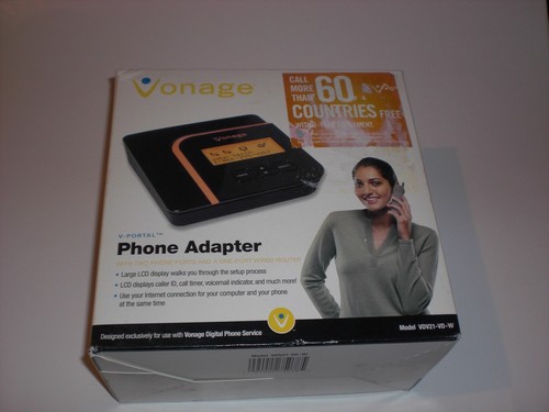 Vonage VDV21-VD Home Digital Phone VoIP Wire 2 Porter Router Internet ...