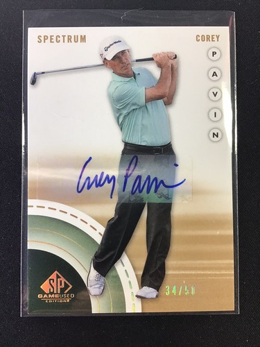 2013 SP Game Used Golf Spectrum Corey Pavin Auto Autograph /50 PGA 💥 | eBay