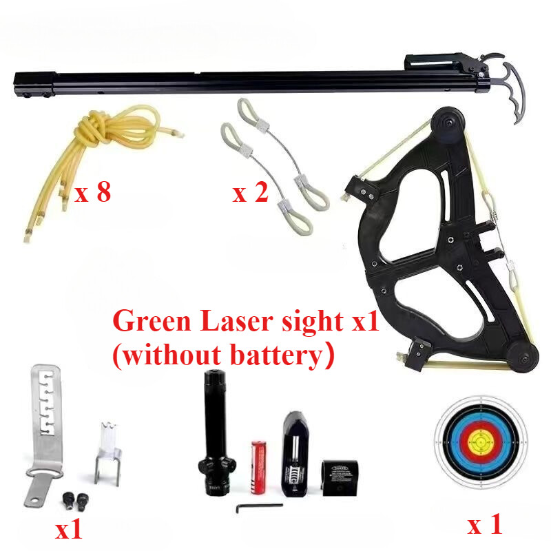 Mini Compound Bow Laser Sight Archery Ball Launcher Rapid Steel Balls ...