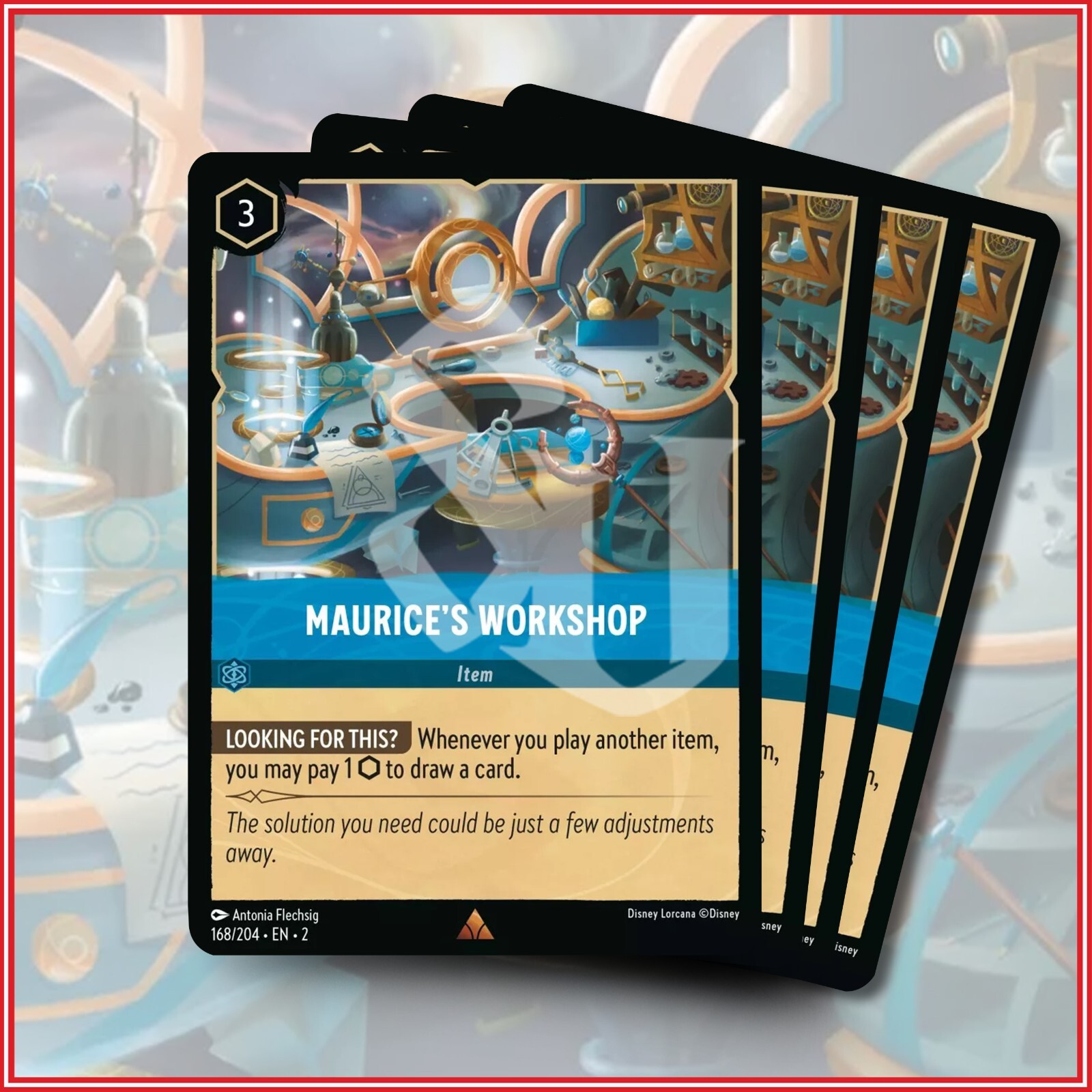 Disney Lorcana TCG: MAURICE'S WORKSHOP x4 | Rare *IN STOCK* | eBay