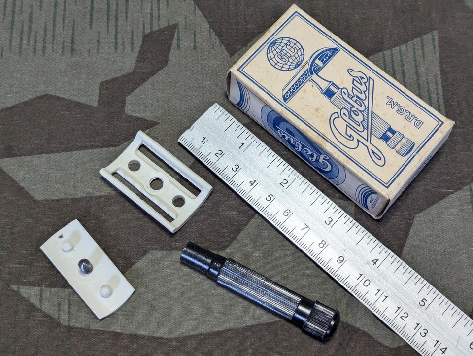 Original 1930s 1940s WWII German Globus Razor in Box DRGM Vintage ...