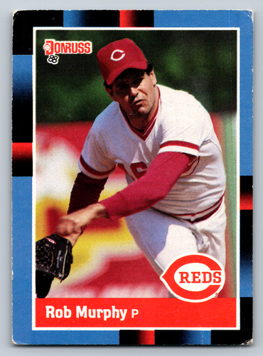 1988 Donruss #82 Rob Murphy Cincinnati Reds Baseball Card | eBay