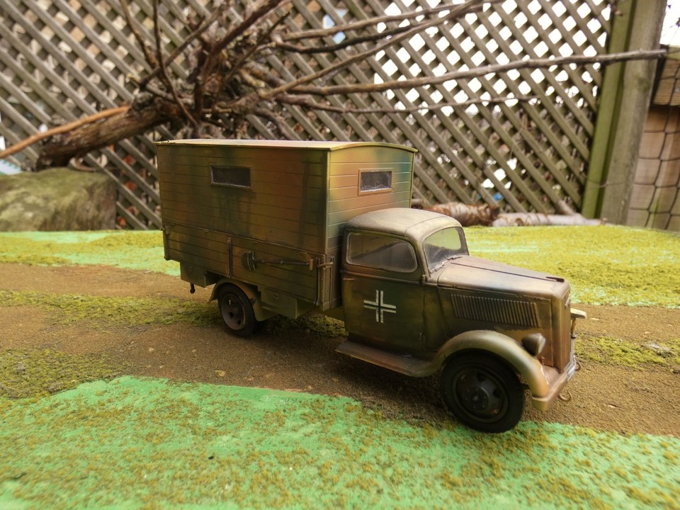 1/35 Built German Opel Blitz 3 Ton Truck | eBay