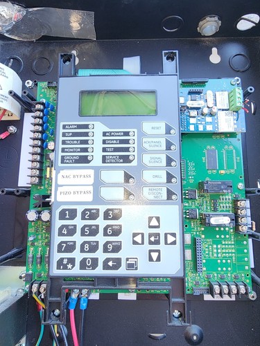 Edwards IO Series 64 G Fire Alarm Cabinet & Control Panel Read ...