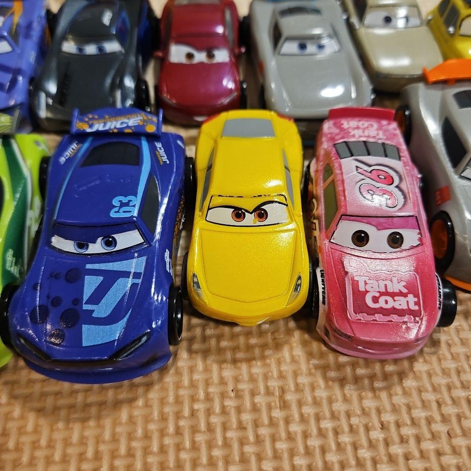 Disney Pixar Cars Mega Figurine Set 20 Figure Line Include Pull Back ...