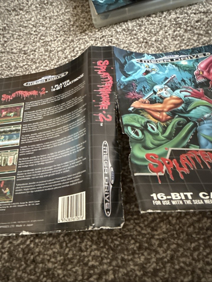 Splatterhouse 2 Sega Mega Drive PAL Splatterhouse PS3 PlayStation 3 PAL ...