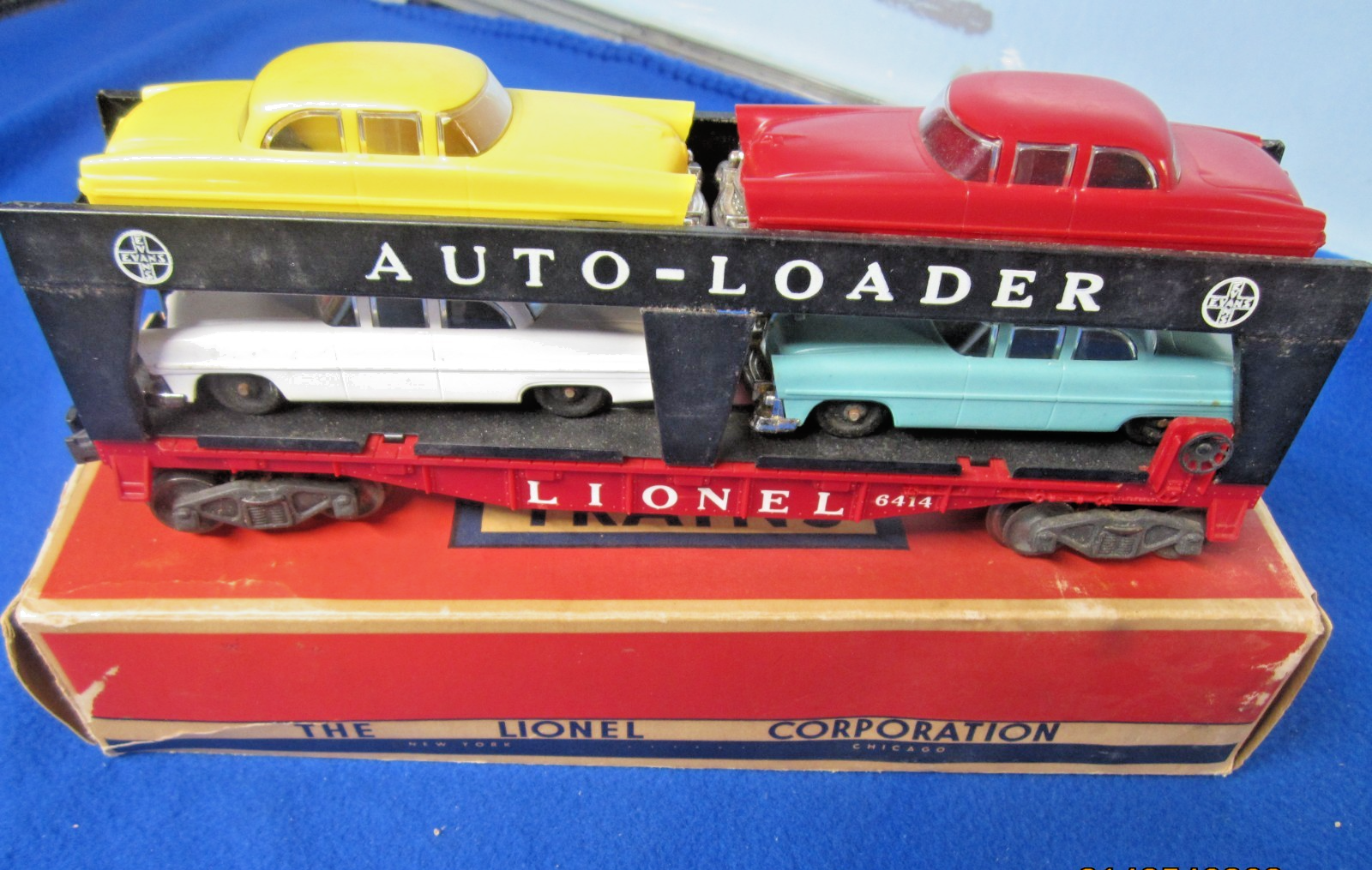 Postwar Lionel 6414 Evans Auto Loader Car w/OB | eBay