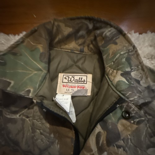 Vintage 70s/80s Walls Blizzard Pruf Insulated Duck Camo Jacket Med 38 ...