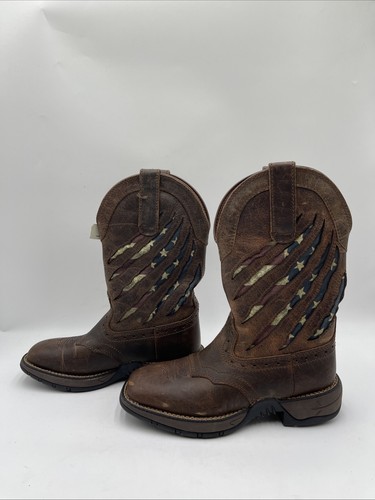 Rank 45 Women's Xero Gravity Lite Flag Cowboy Boot Broad Square Toe ...