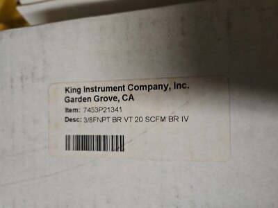 Flow Meters - King Instrument Flow Meter