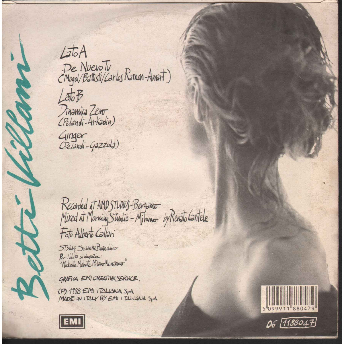 Betti Villani ‎vinile 45 Giri 7" de Nuevo Tu Emi ‎6 1188047 Nuovo ...