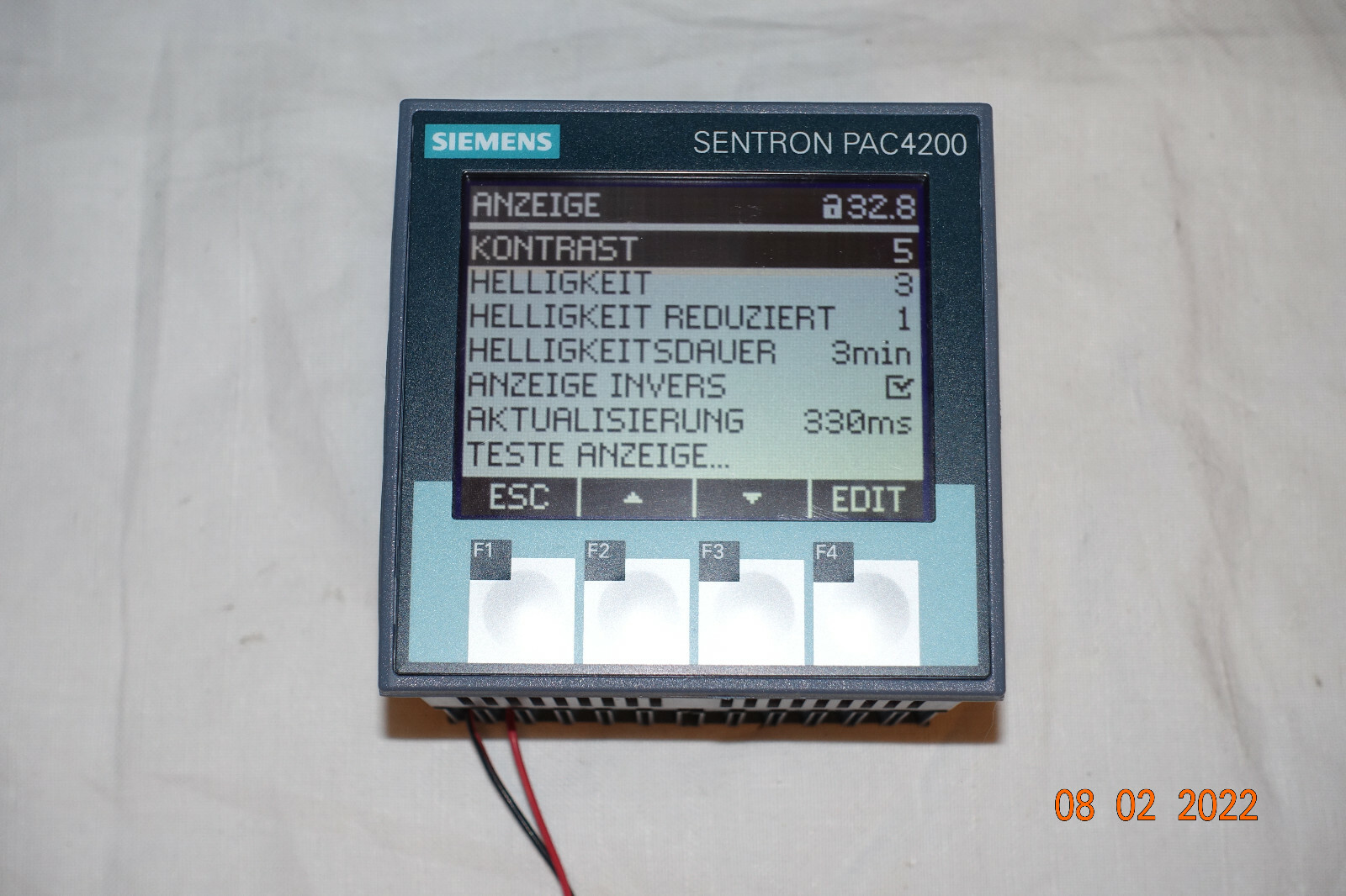 SIEMENS SENTRON PAC4200, 7KM4 211-1BA00-3AA0,Multifunktionsmessgerät ...