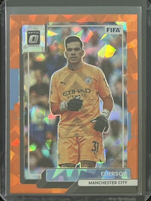 2022-23 Donruss Soccer Ederson Optic Orange Ice Prizm #159 | eBay