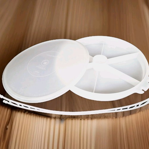 Vintage Tupperware Party Susan Divided Serving Tray 405-9 Bring Along ...