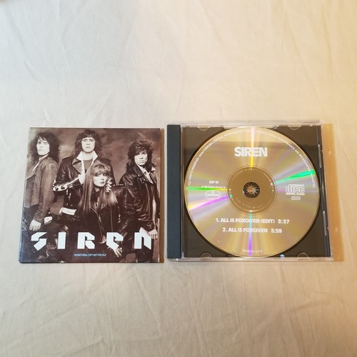 RED SIREN Promo CD Single All Is Forgiven 2x W/ Edit Vrs Tami Show NOT ...