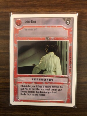 SWCCG Star Wars CCG Leia's Back wb LS Unlimited LP/NM | eBay