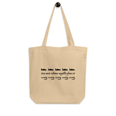 Latin: "My hovercraft...eels" Eco Tote Bag Monty Python Fan Art ...