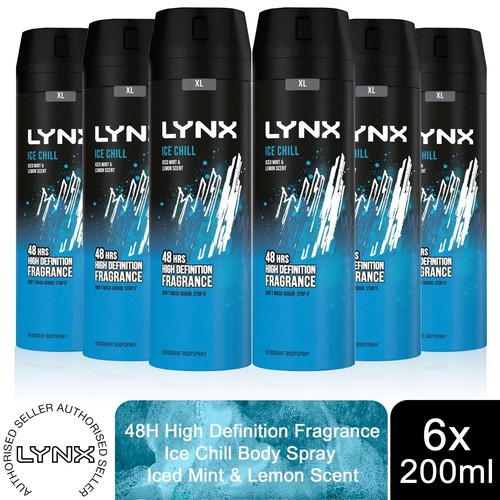 Lynx XL Ice Chill 48H Fresh Iced Mint & Lemon Scent Body Spray ...