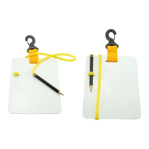 Scuba Diving Write Slate Divers Slate with Swivel Clip and Pencil ...