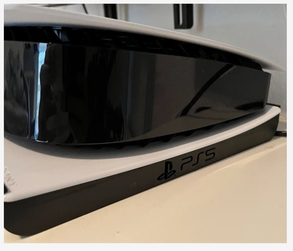 Playstation 5 (ps5) horizontal stand with Logo Stand only CONSOLE NOT ...