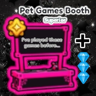 Pet Simulator 99. Pet Games Booth + 10 Million Diamonds. PS99. Same Day ...