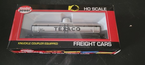 BOXED HO Scale Train Car MODEL POWER 98106 TEXACO CHEMICAL TANK ...