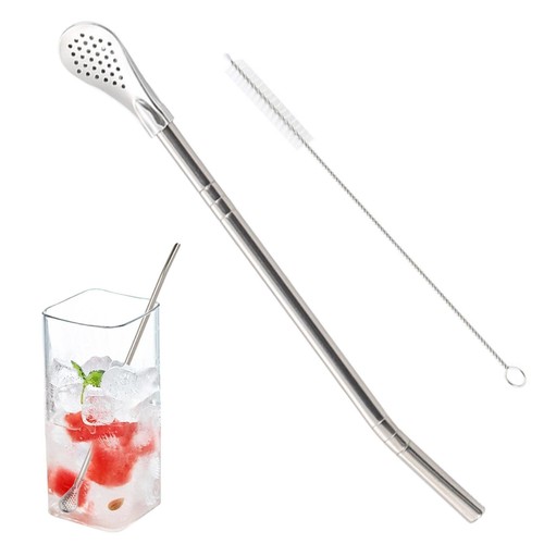 Detachable Spoon Straw Reusable Multifunctional Drink Straw with ...