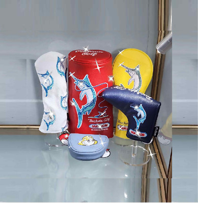 Classic Flying Fish Golf Club Headcover Driver Woods Hybrid Putter ...