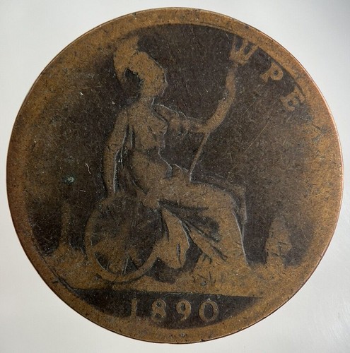 1890 Victoria One Penny Coin | Collectable Grade | eBay
