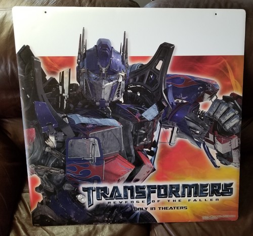 Vintage Transformers Optimus Prime Large Sign Retail Promotional Sign ...