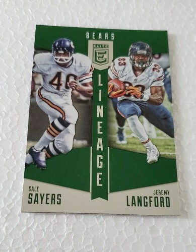 2016 Elite Lineage Vert # Lnsl Gale Sayers / Jeremy Langford | eBay