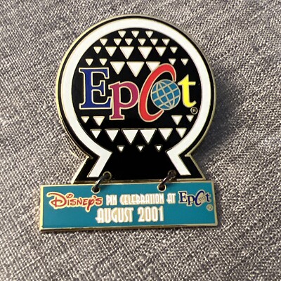 Disney Pin - Epcot Pin Celebration Countdown Epcot Dangle LE 2500 ...