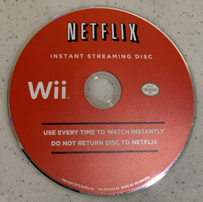 Netflix Instant Streaming Wii Disc Only ~ Tested | eBay