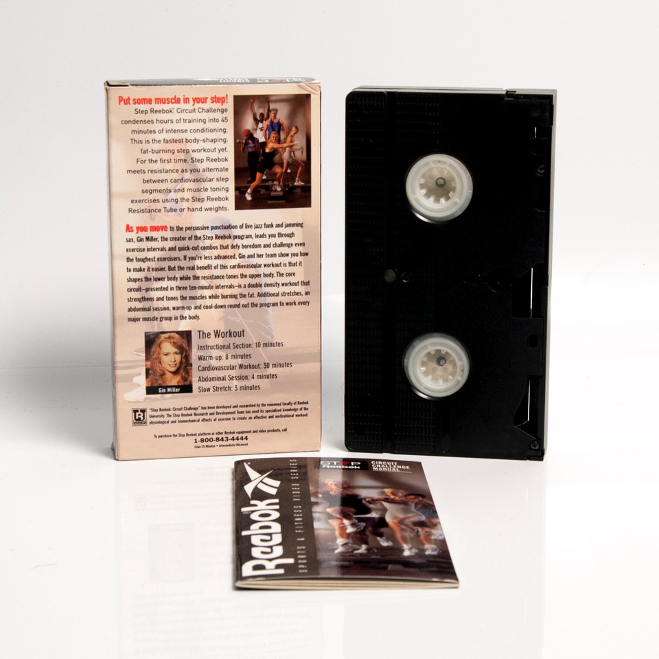 Reebok Step CIrcuit Challenge Vintage WOrkout VHS | eBay