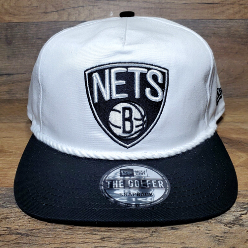 Brooklyn Nets New Era The Golfer Rope Snapback NBA Hat Cap White ...