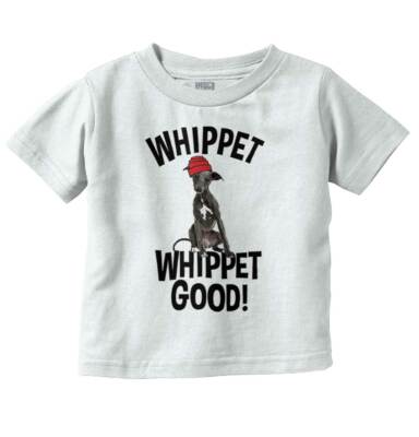 Whippet Good Funny Old Hip Hop Pop Music Cute Puppy Dog Toddler Infant ...