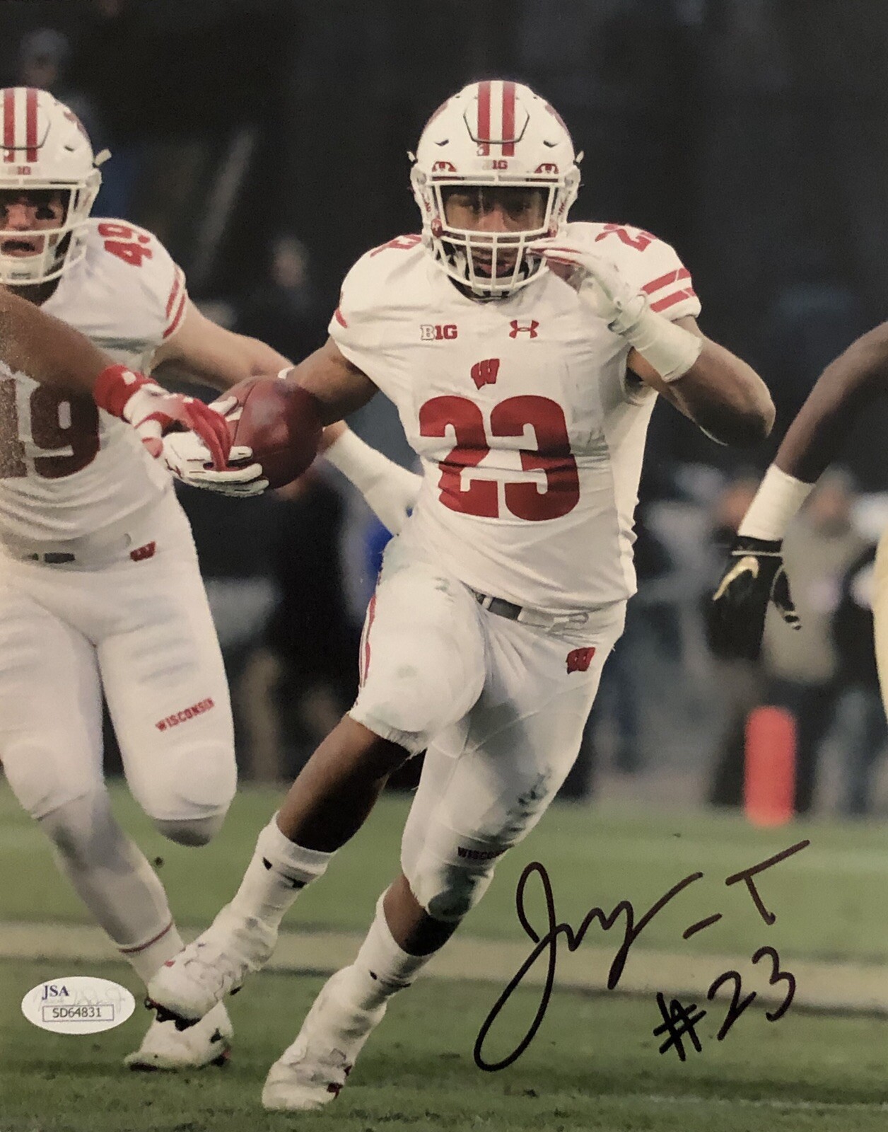 Jonathan Taylor Autographed Wisconsin Badgers 8x10 JSA COA | eBay