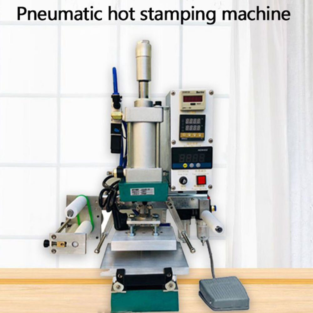 110V Automatic Pneumatic hot stamping machine Branding machine | eBay