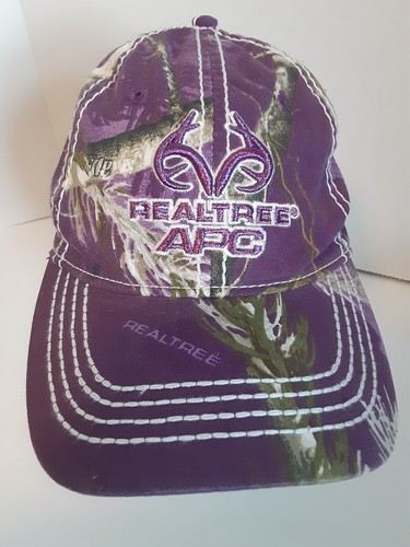 Realtree APC Purple Camo Hat Baseball Cap Ladies Womens Paramount ...