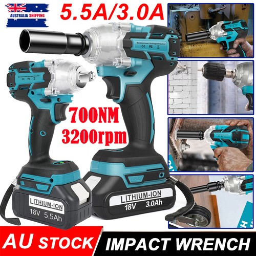 Cordless Impact Wrench 750NM High Torque Brushless Electric Wrench ...