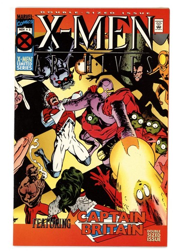 X-Men Archives Featuring Captain Britain #5 NM 9.4 1995 Alan Davis ...