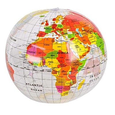 Beanless Waterproof Inflatable Clear Globe 16 Inch Party Favor Gag Gift ...