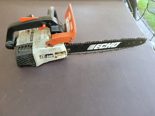 ECHO CS-340 CHAINSAW WITH A 14" BAR AND CHAIN STARTS AND RUNS READ | eBay