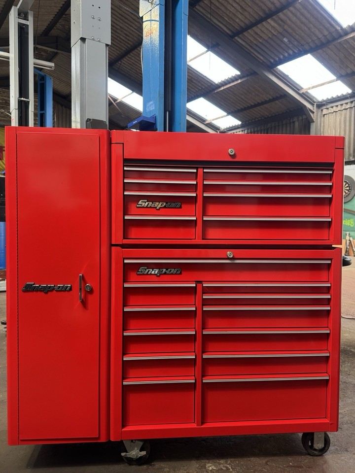 Snap on Toolbox Roll Cab 40’ & Side locker | eBay UK